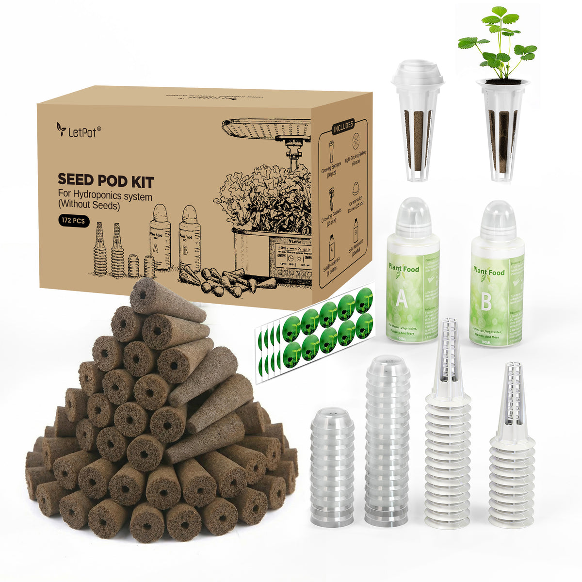 LetPot Hydroponics Growing Replacement Pod Kits