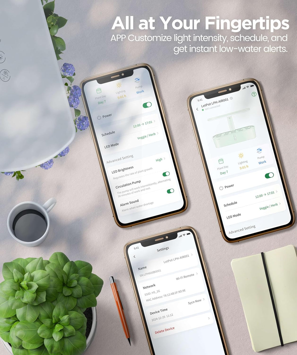 LetPot Air 10-Pod Hydroponic Gardening System, Indoor Garden Kit