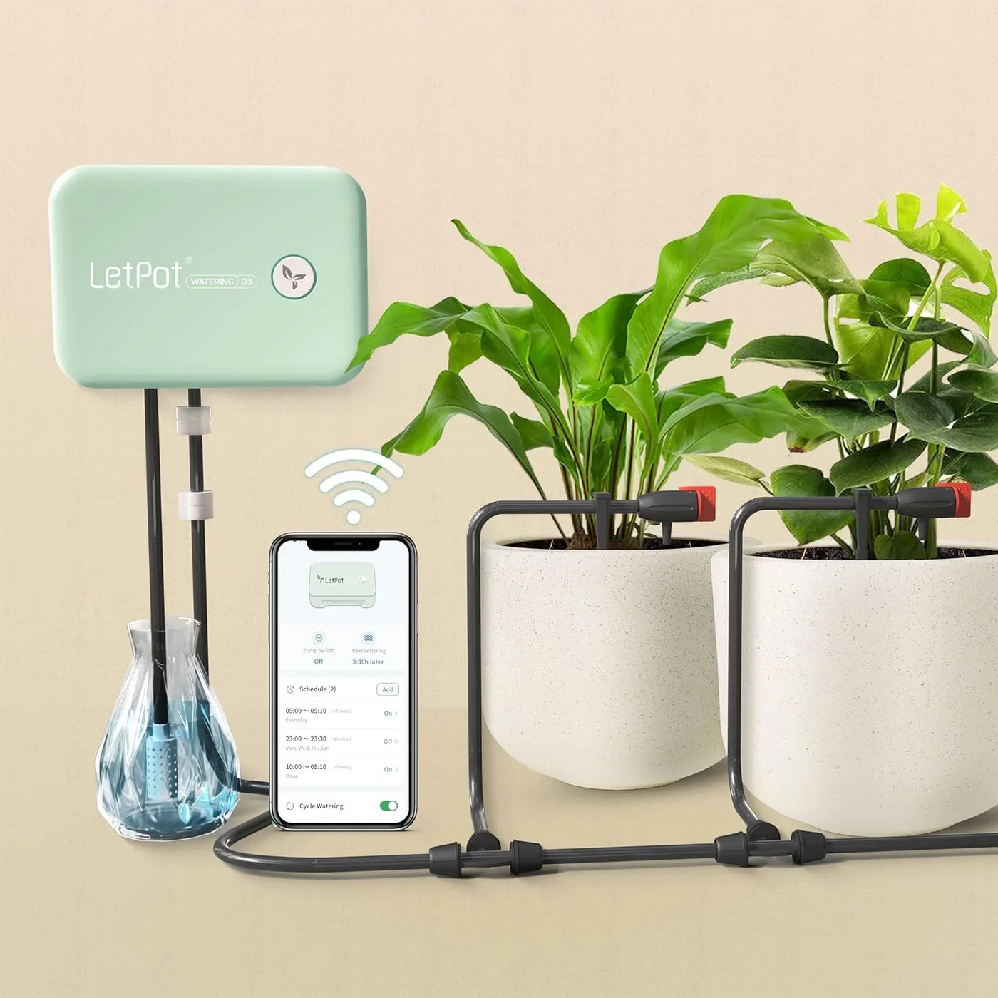 LetPot Automatic Watering System, Indoor Garden Watering System with ...