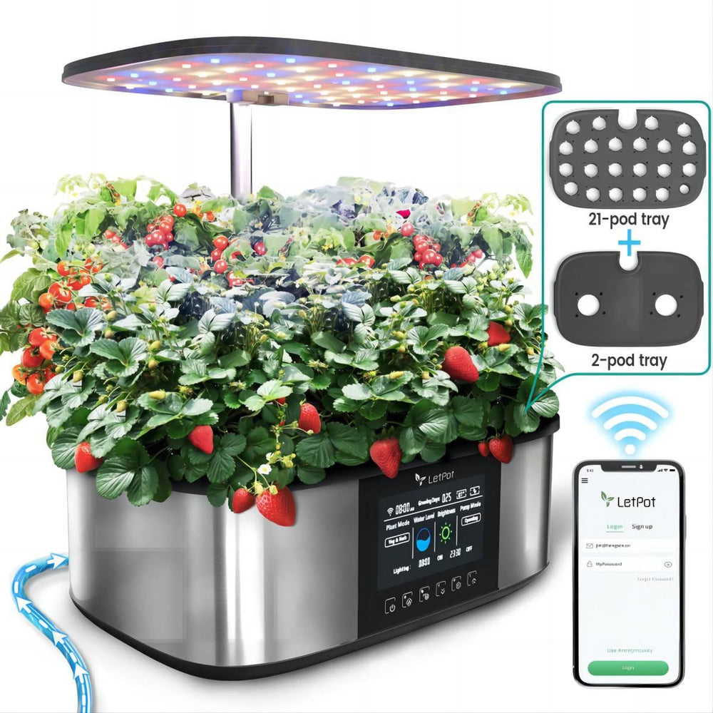 LetPot® indoor Garden, Hydroponic Smart Planter with App Control