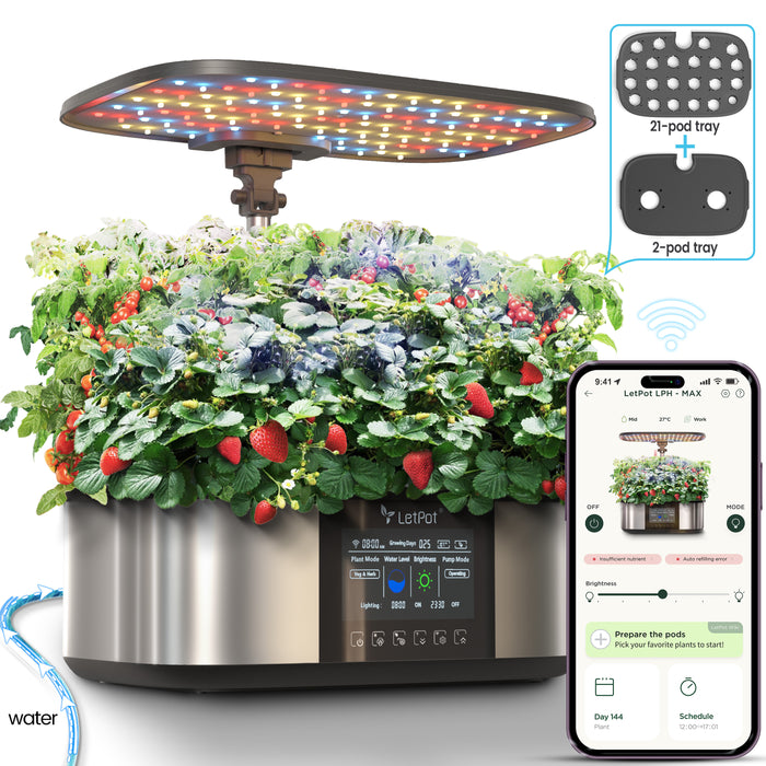 LetPot® indoor Garden, Hydroponic Smart Planter with App Control