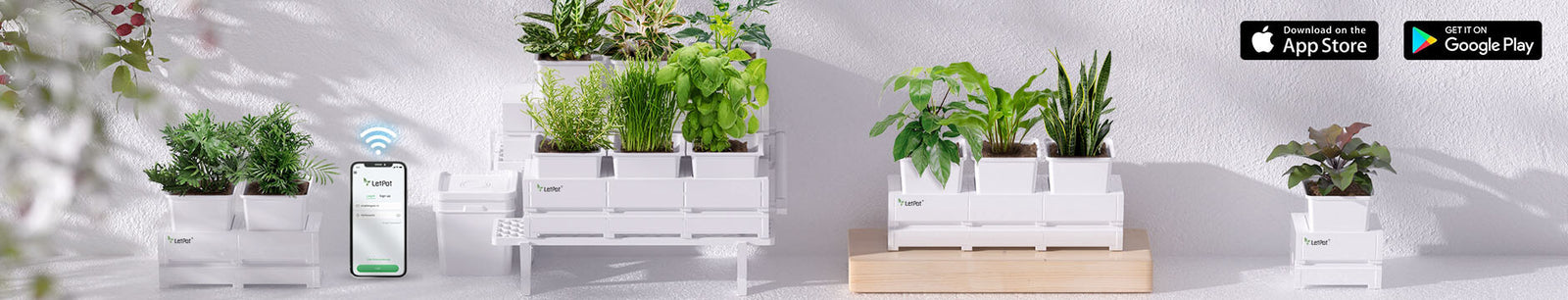 LetPot Smart Modular Planter Self-Watering Planters