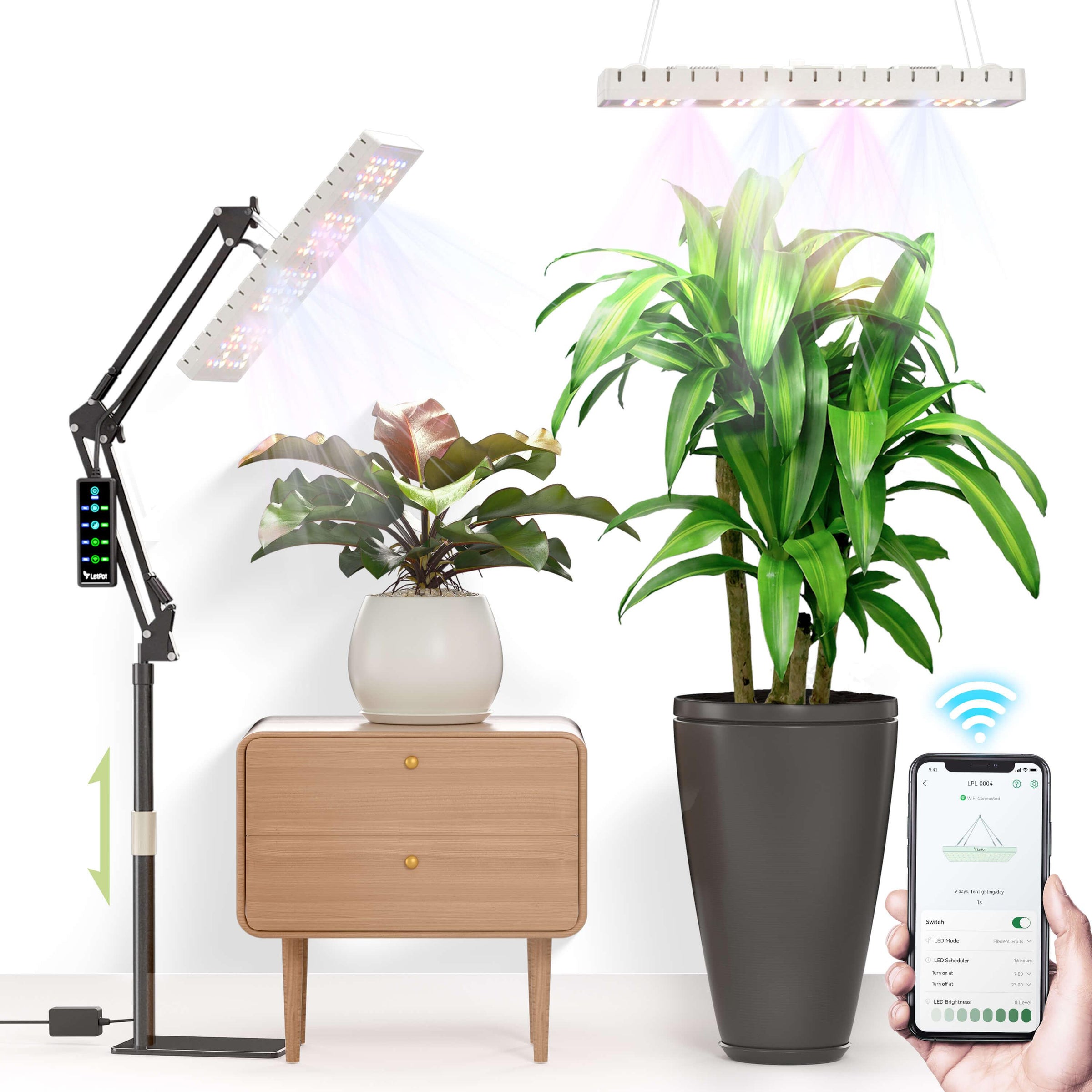 SunVibe indoor plant grow lights, the best full spectrum grow lights ...