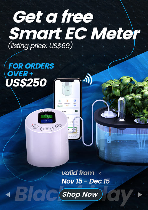 LetPot® indoor Garden, Hydroponic Smart Planter with App Control