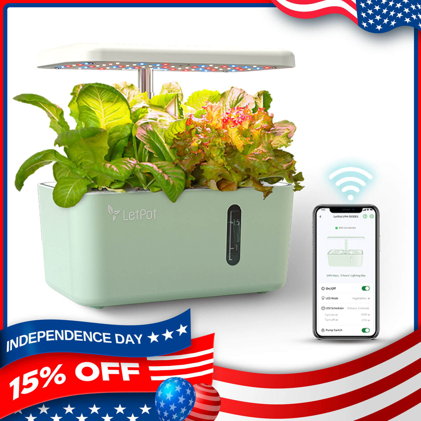 LetPot Mini Indoor Hydroponic Garden with App Control, Indoor growing ...