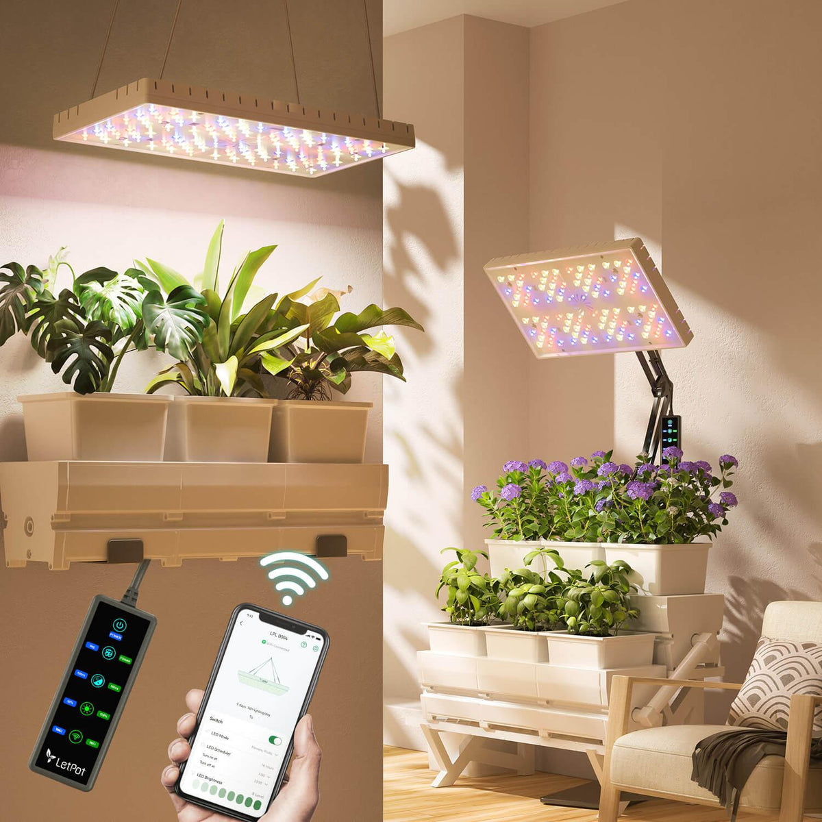 LetPot® Full Spectrum Smart Indoor LED Grow Lights